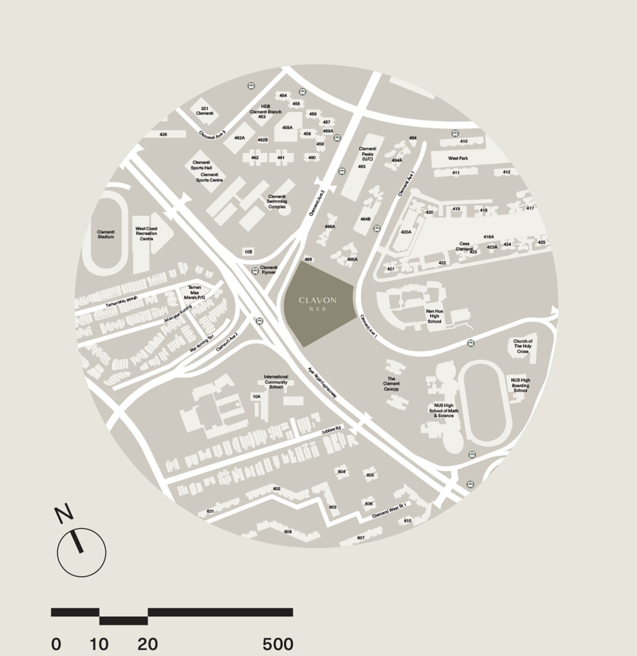 Clavon Location - by UOL - Singapore